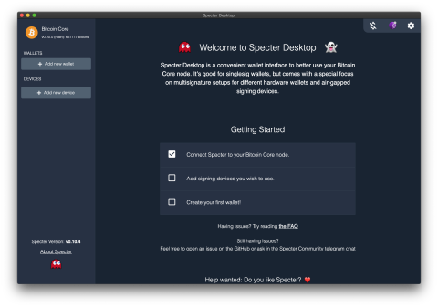 Connect Specter Desktop on Mac OS to your RaspiBlitz node | Orange Pill Blog